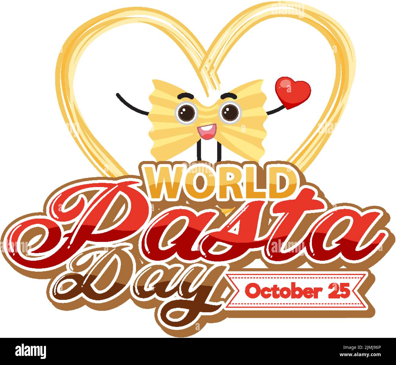 World Pasta Day Poster Design illustration Stock Vector Image & Art - Alamy
