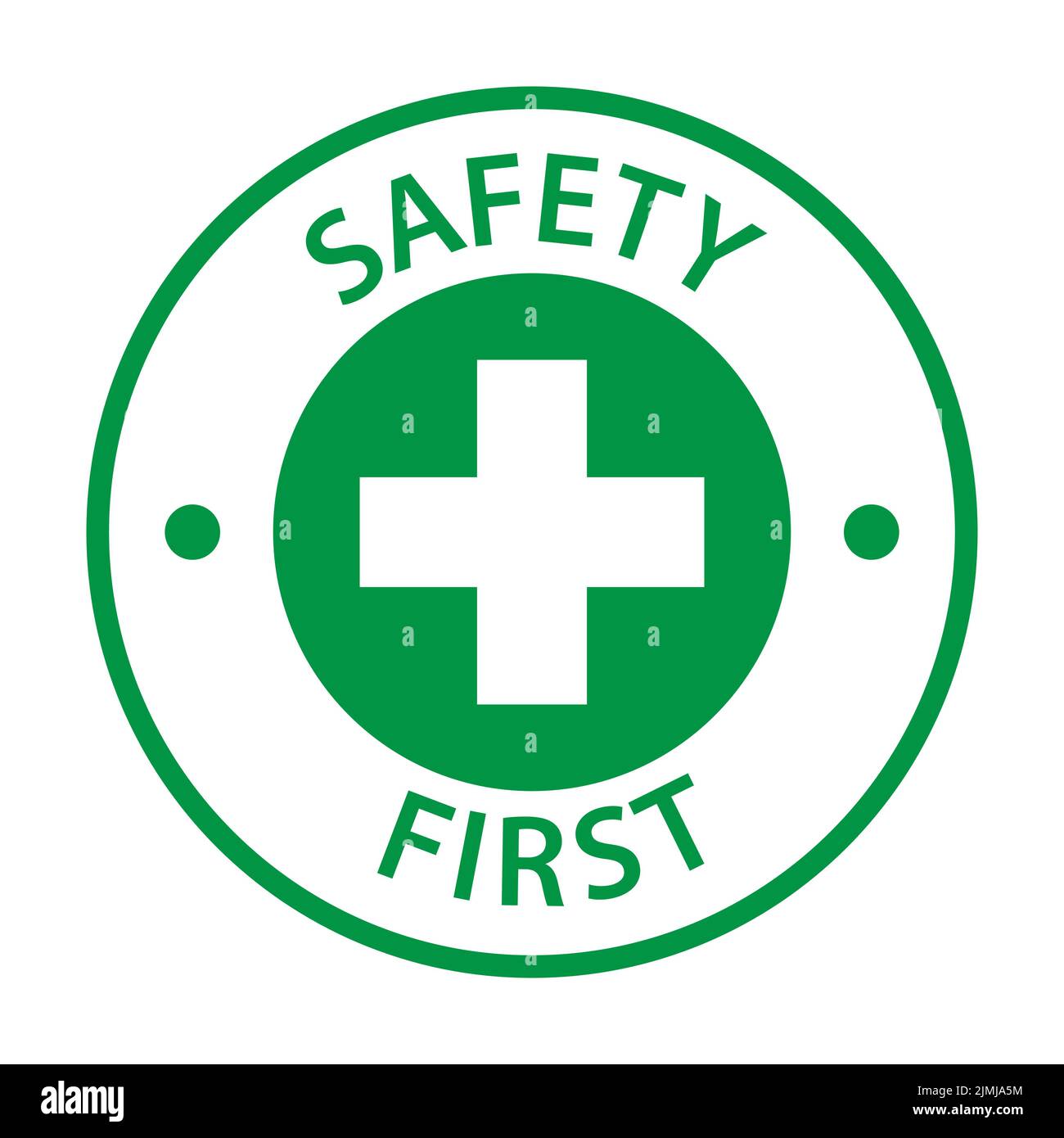 Safety first logo hi-res stock photography and images - Alamy