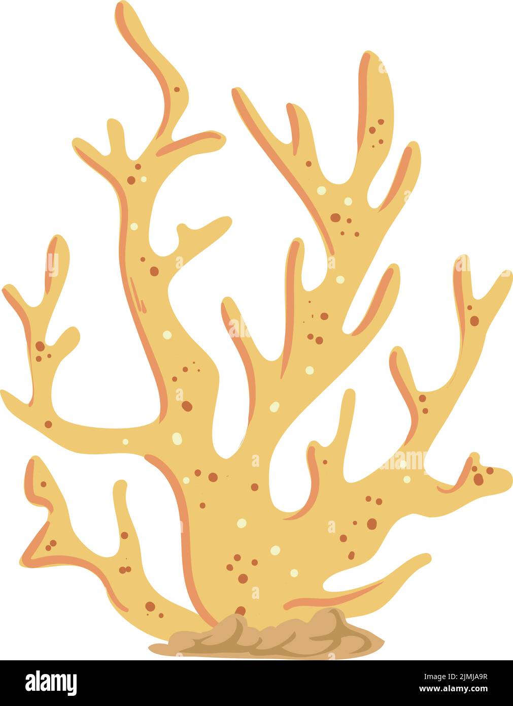 yellow coral design Stock Vector Image & Art - Alamy