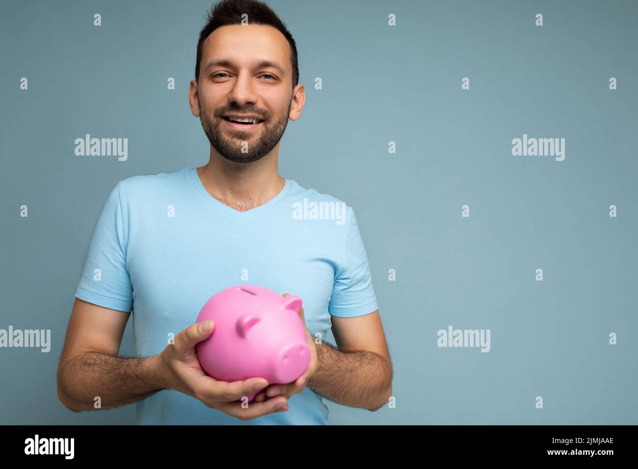 Happy cute man hi-res stock photography and images - Alamy