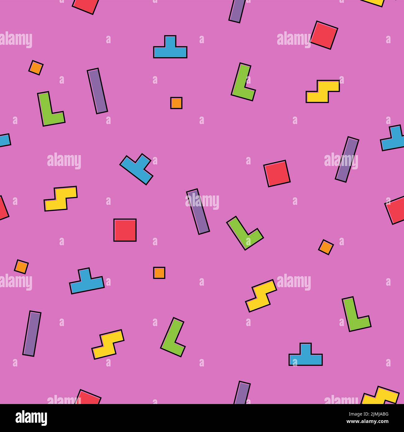 Color pixel design pattern, puzzle style pattern , logic fun game ...