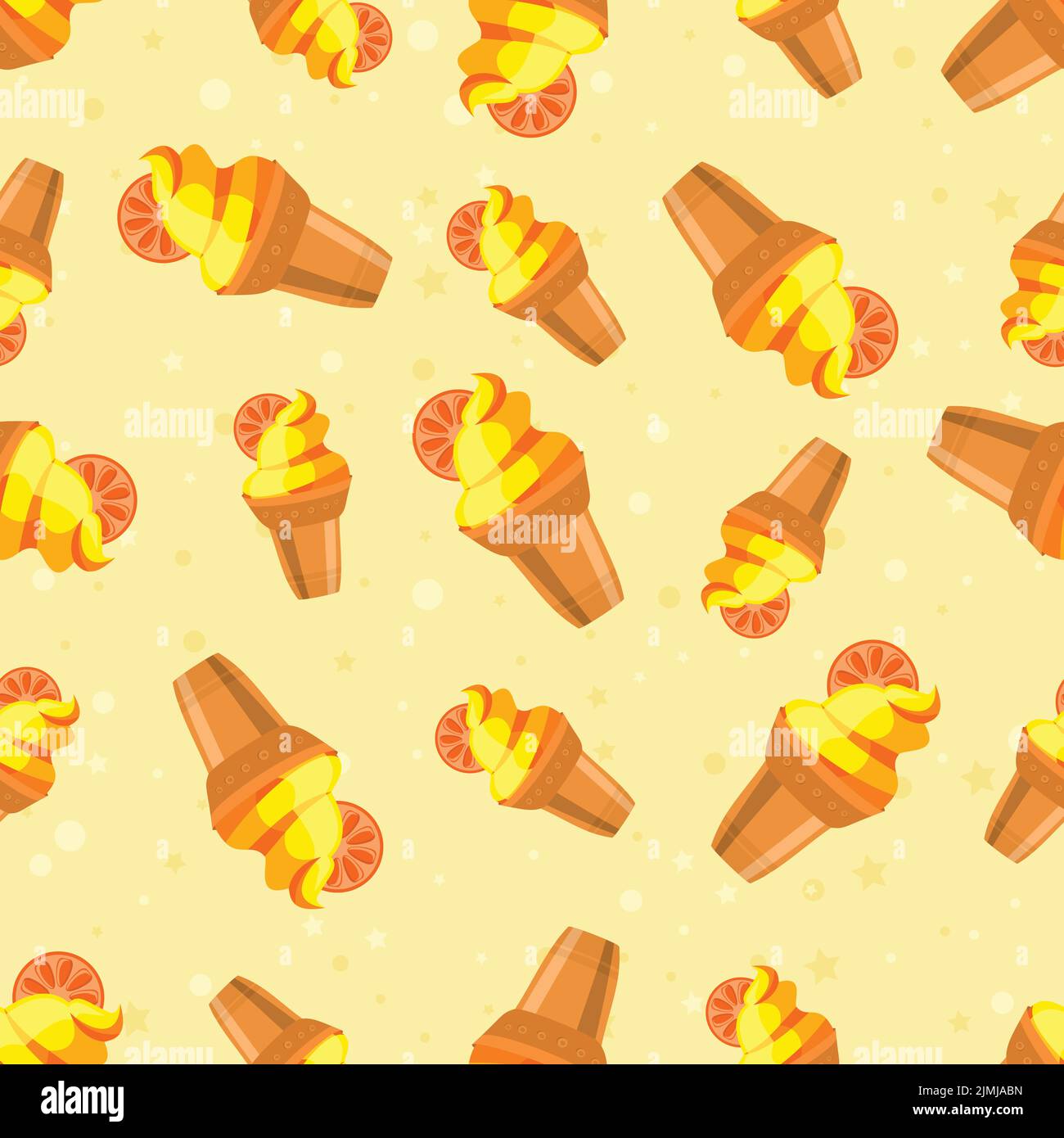 Orange and cream popsicle Stock Vector Images - Alamy