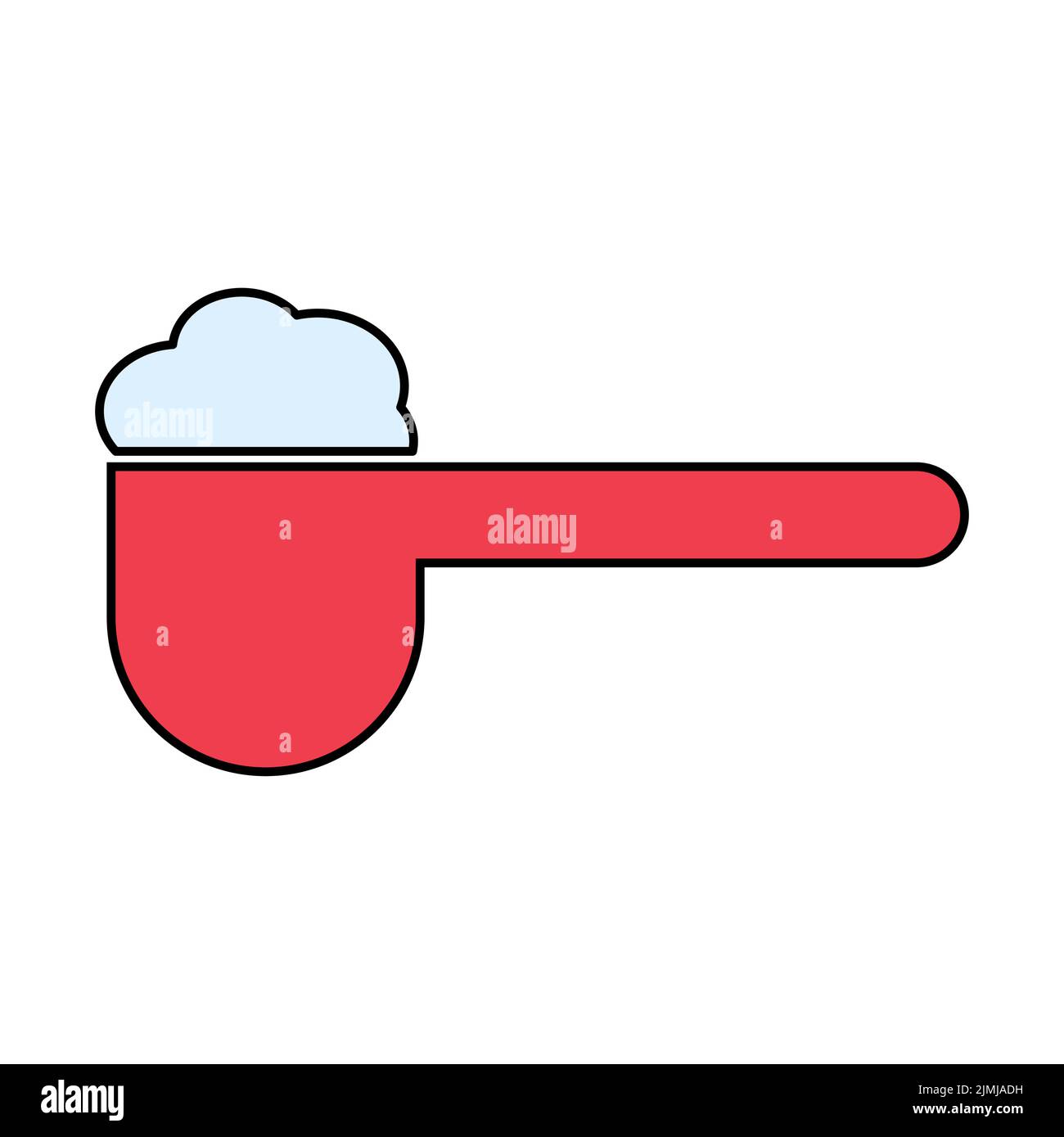 Measuring spoon icon, cook food design symbol, bakery product vector ...