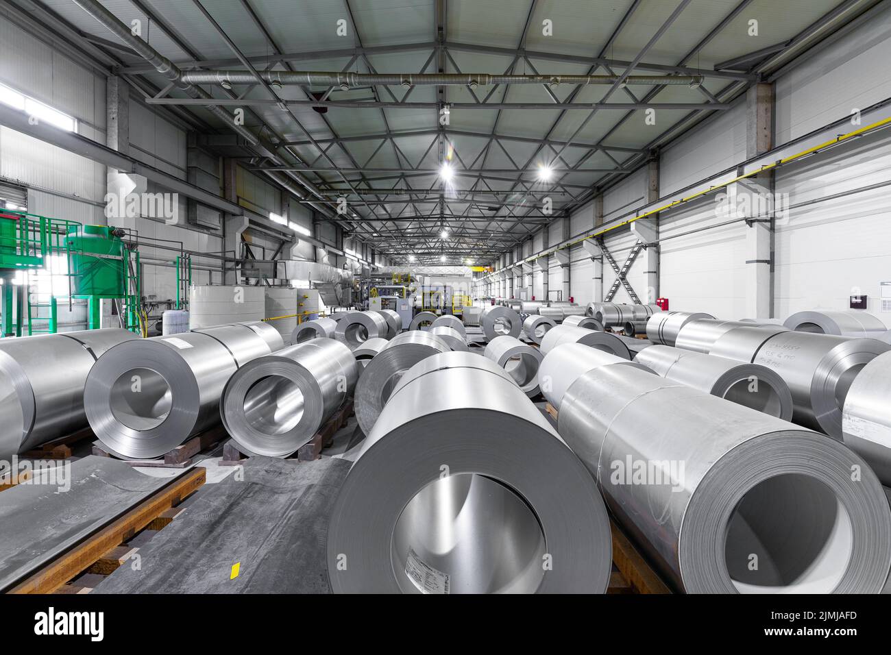 Modern industrial factory for the production of steel - machinery ...