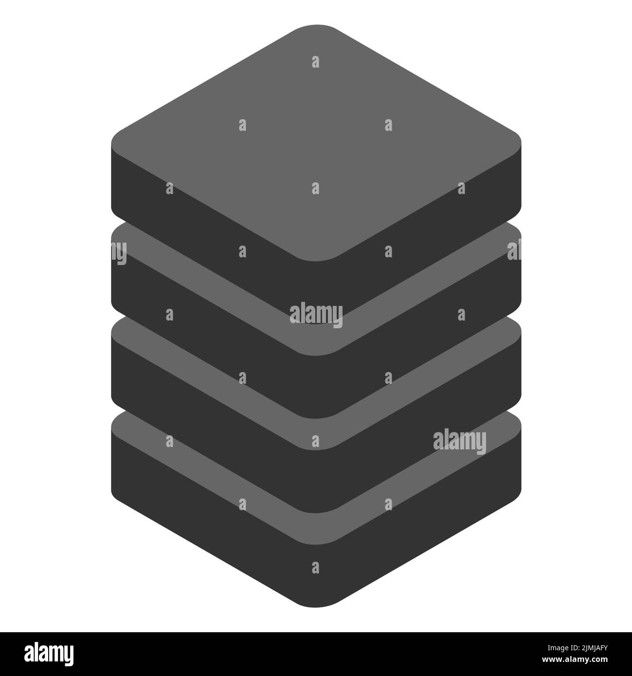 Database Storage Icon Isometric Internet Network Server Cloud Data