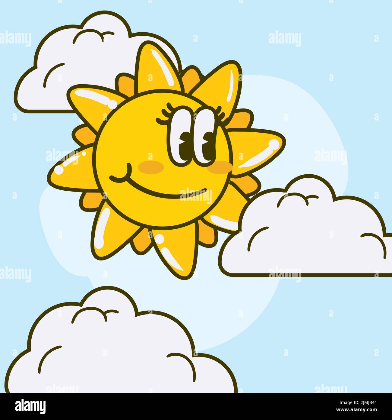 cartoon poster of sky Stock Vector Image & Art - Alamy