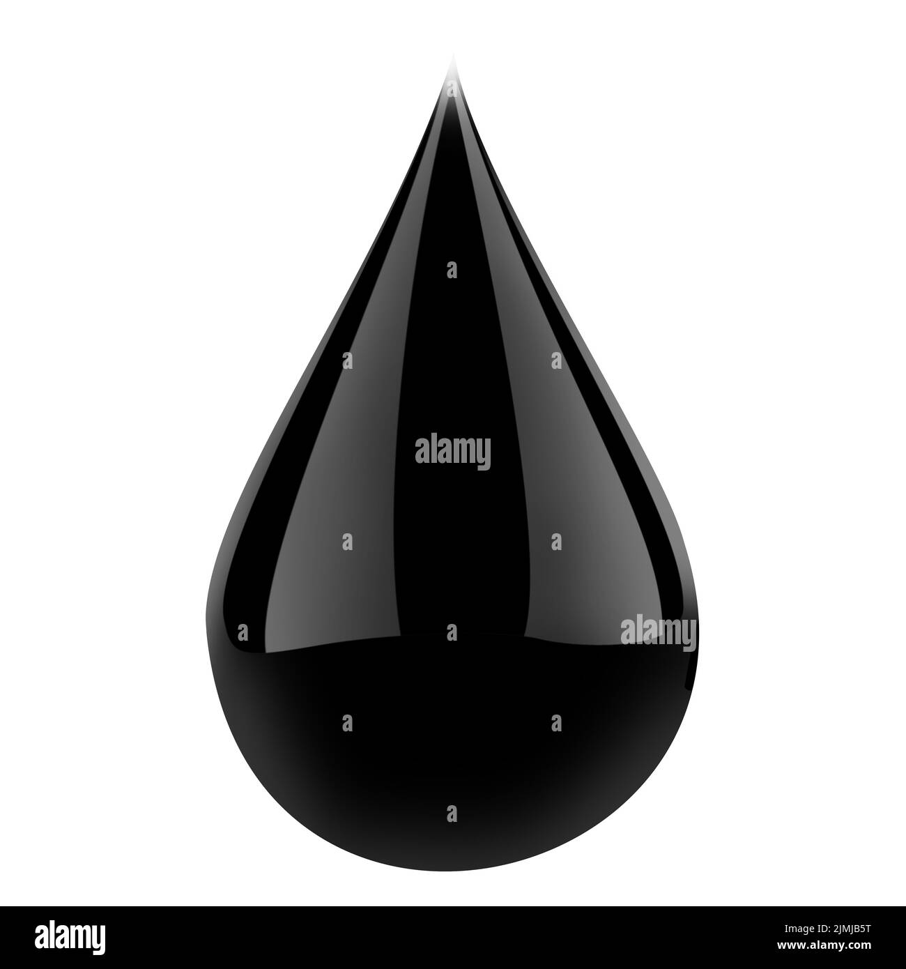 Oil industry concept with drop of oil. 3D Illustration Stock Photo - Alamy