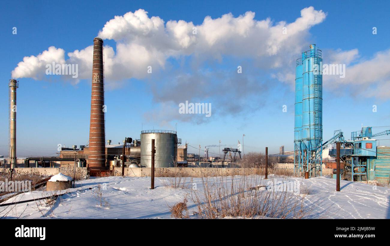 Factory production preparation building cement hi-res stock photography ...