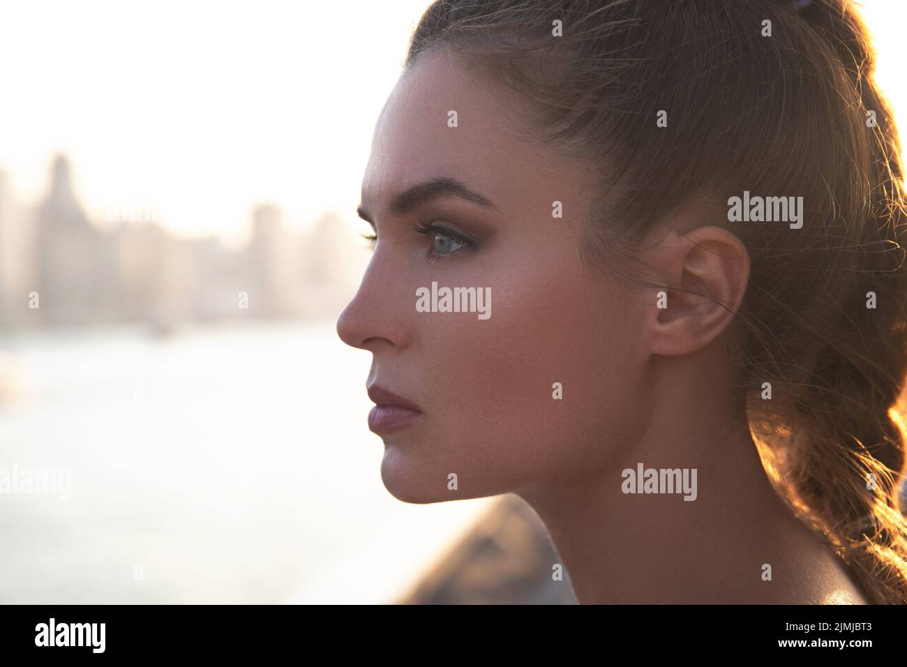 Woman looking on hi-res stock photography and images - Alamy