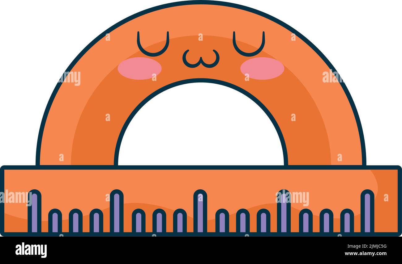 kawaii ruler design Stock Vector Image & Art - Alamy