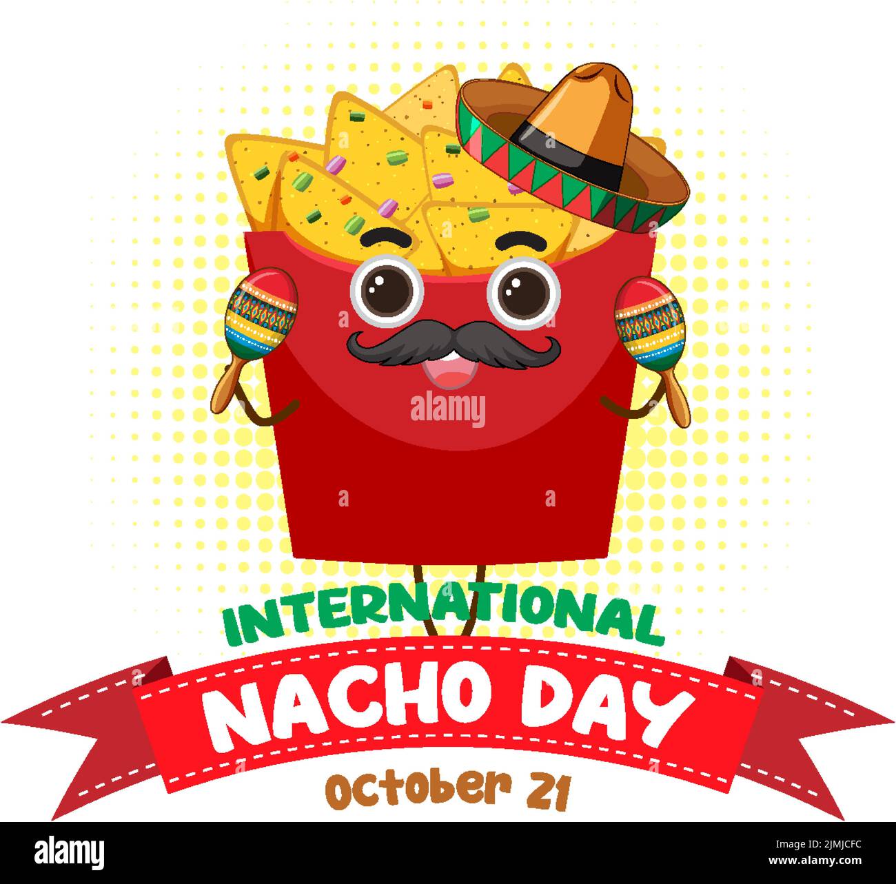 International Nacho Day Banner Design illustration Stock Vector Image ...
