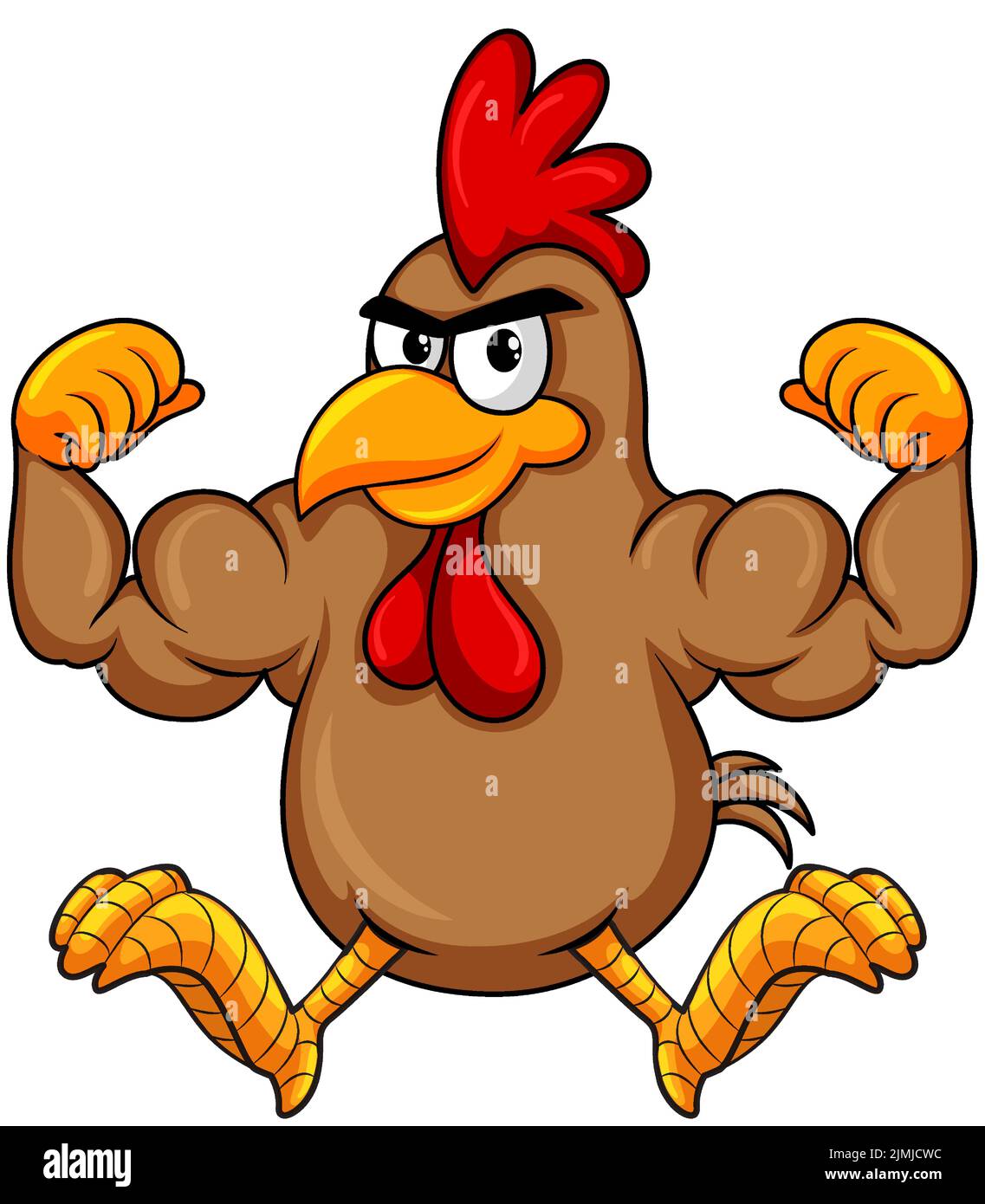 Rooster Cartoon Character
