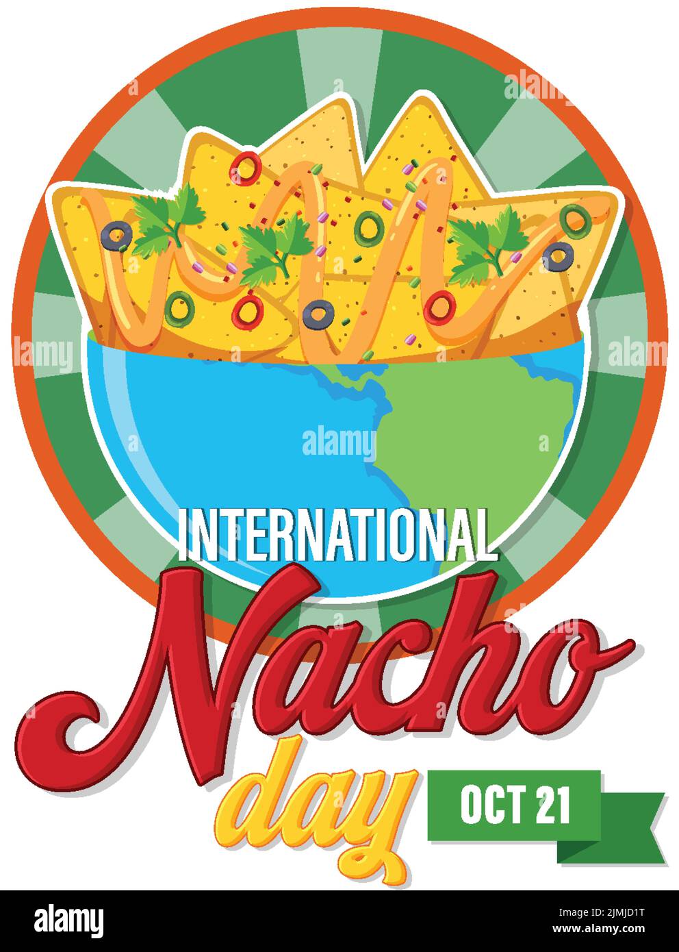 International Nacho Day Banner Design illustration Stock Vector Image ...