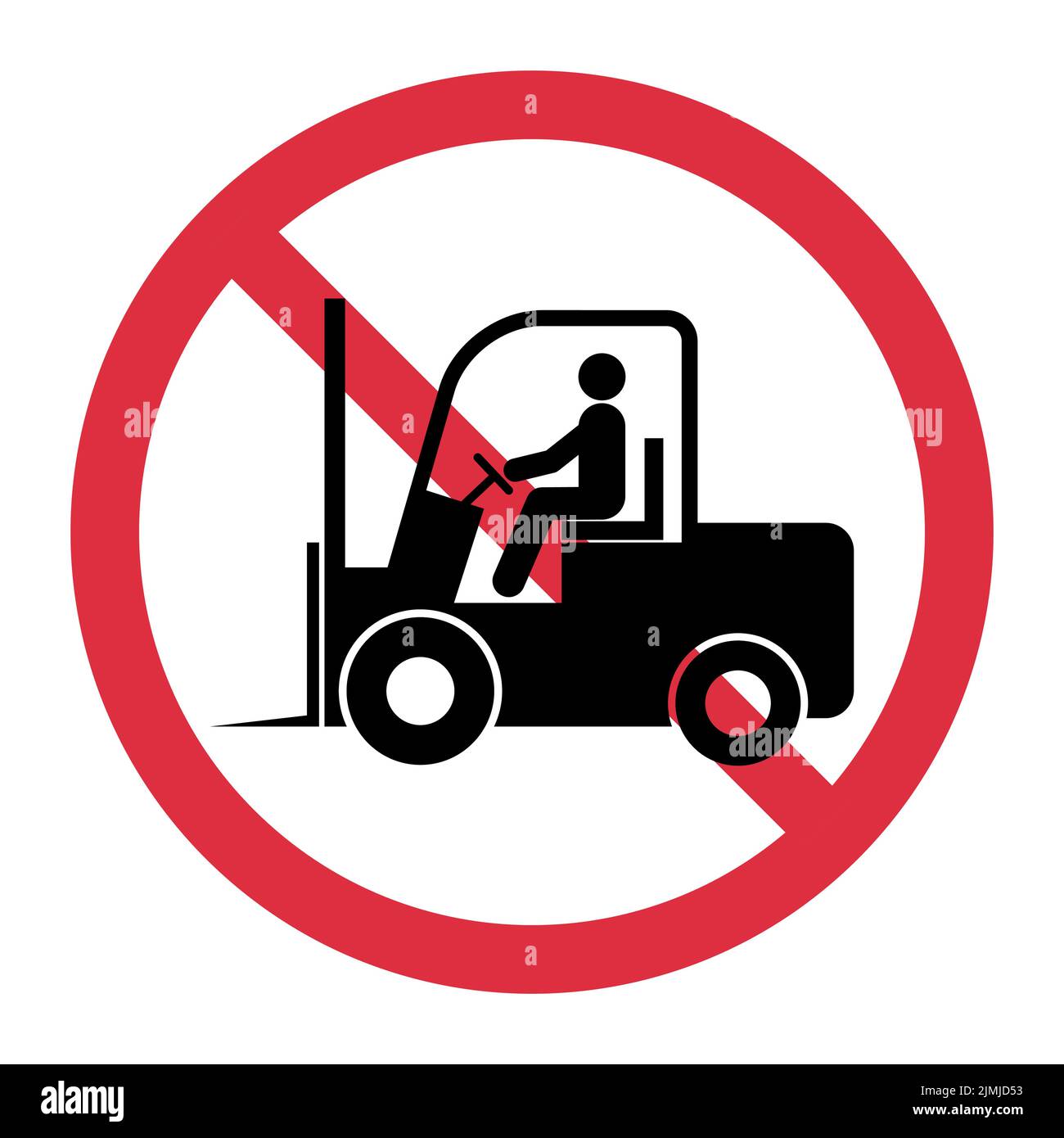 Forklift transport icon, industry vehicle machine symbol, fork truck ...