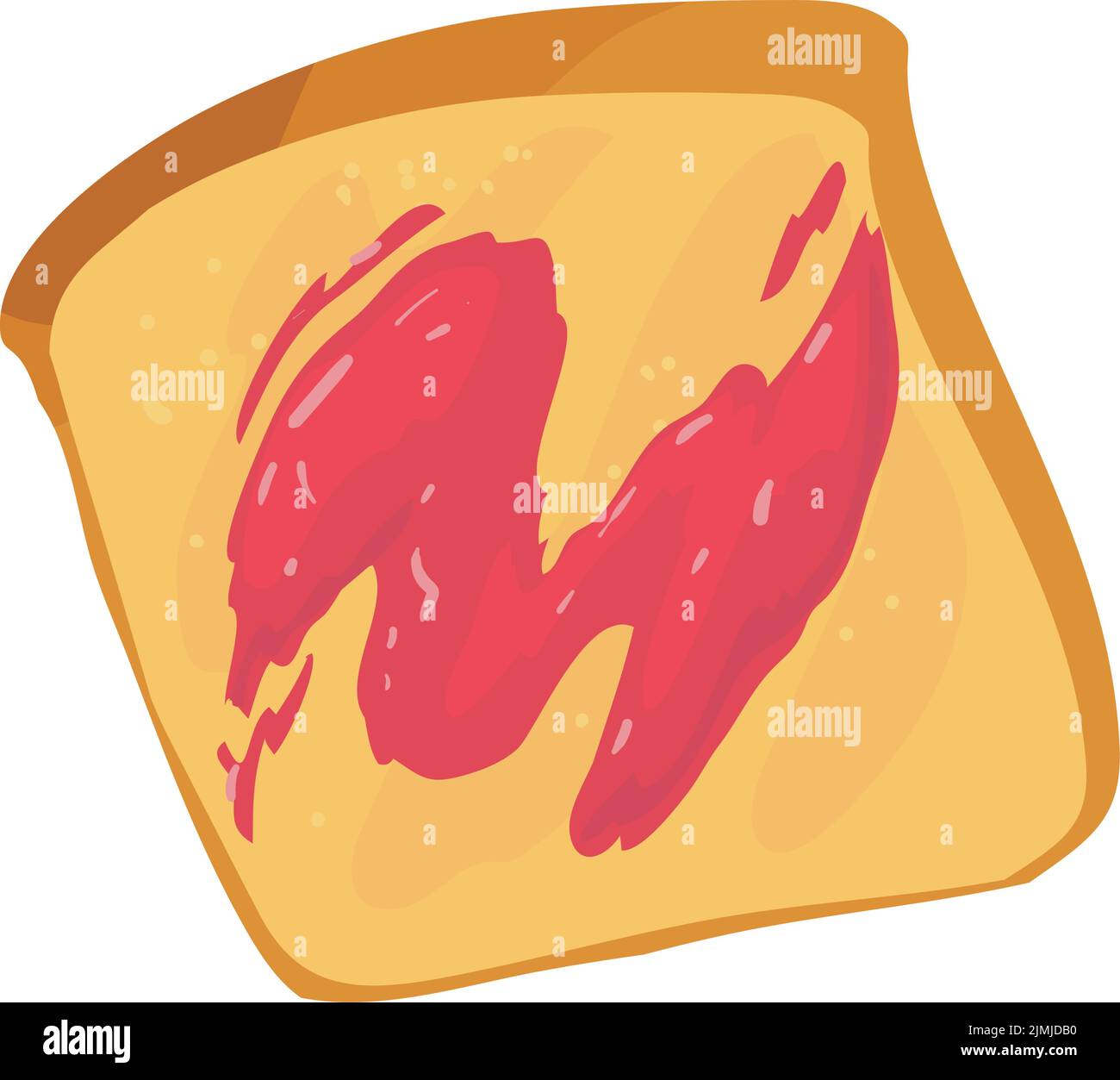 bread with jelly Stock Vector Image & Art - Alamy