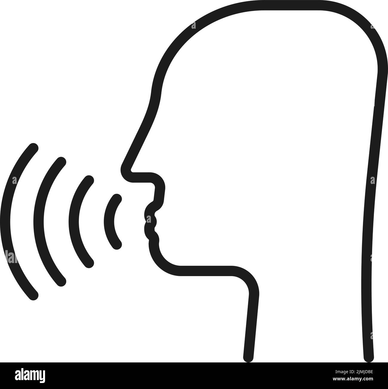 Speaker system thin line Stock Vector Images - Alamy