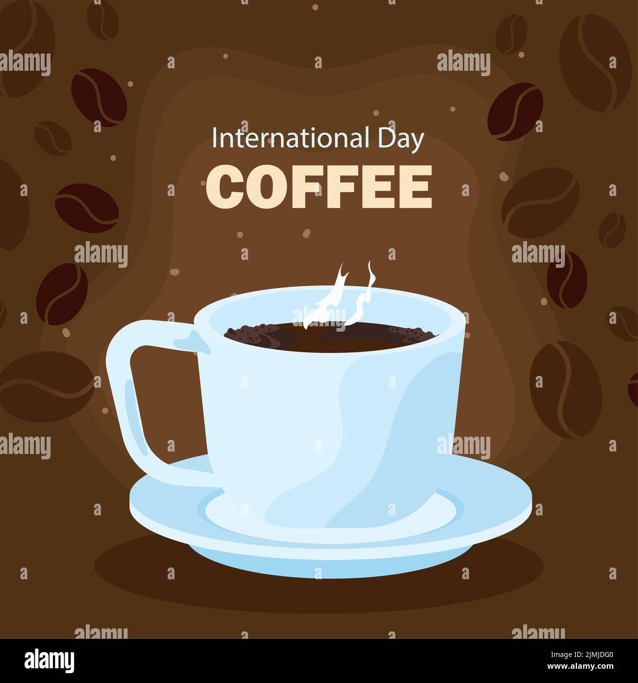 international coffee day poster Stock Vector Image & Art - Alamy