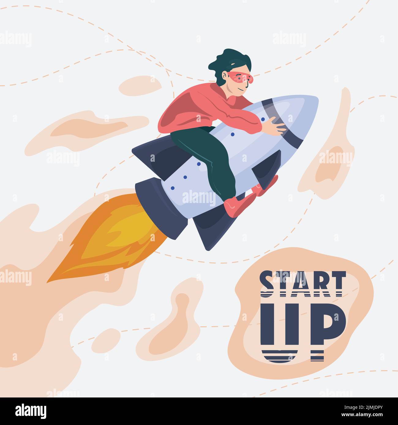 cartel of startup Stock Vector Image & Art - Alamy
