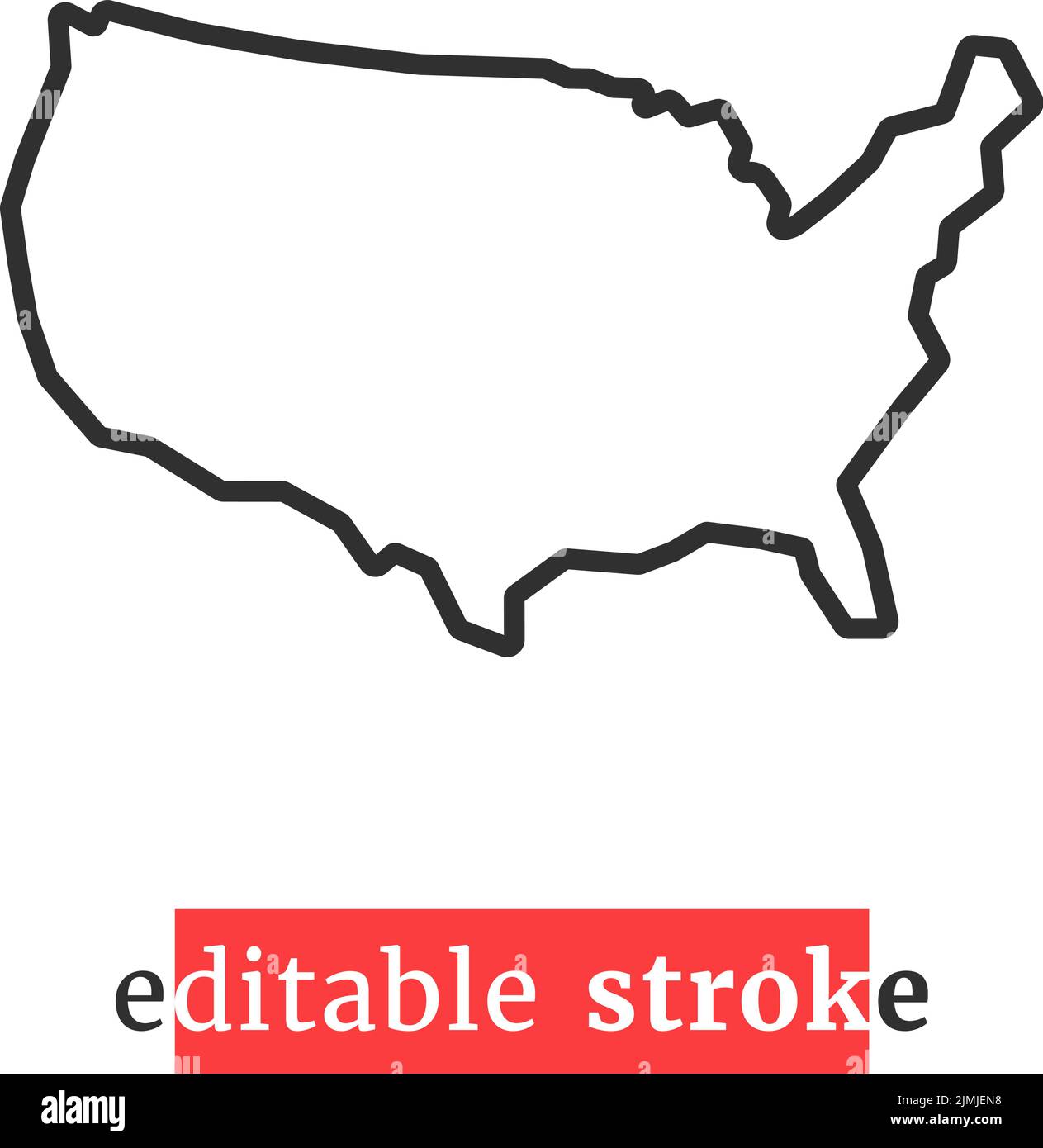 minimal editable stroke usa map icon Stock Vector Image & Art - Alamy minimal editable stroke usa map icon Stock Vector Image & Art - Alamy