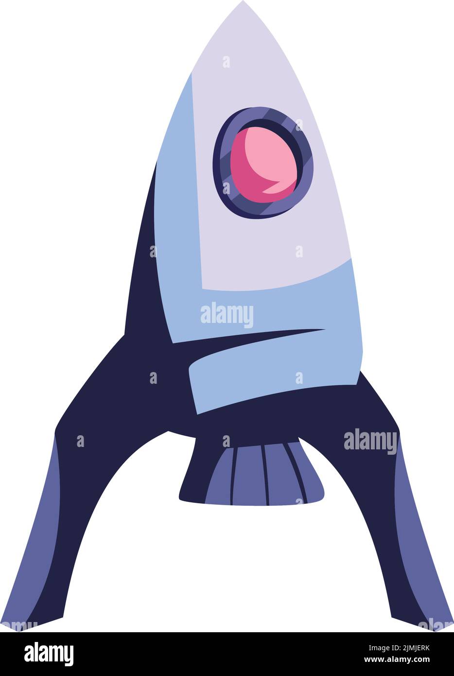 flat rocket illustration Stock Vector Image & Art - Alamy