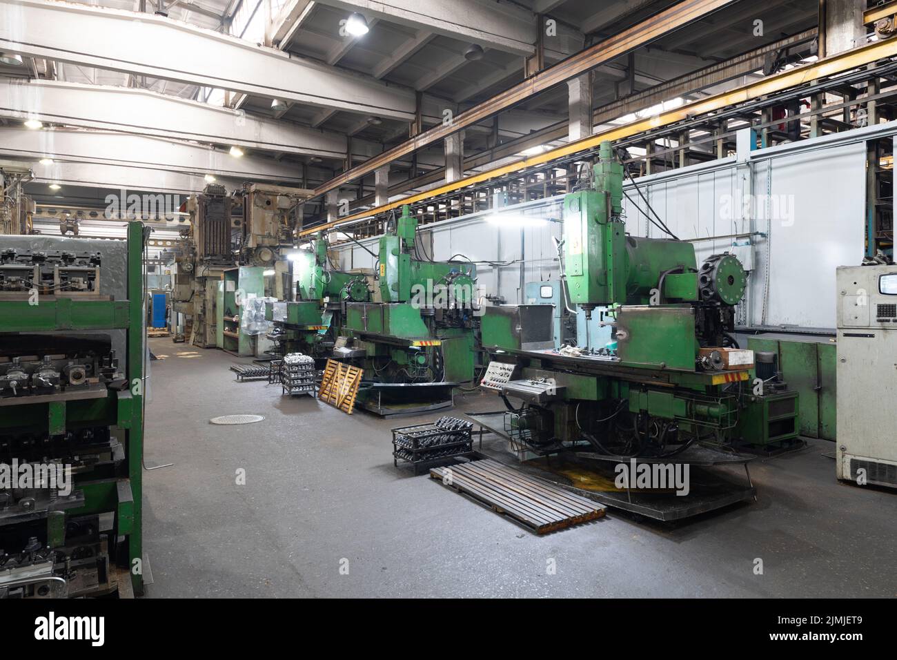 Photo of modern automatic automobile manufacturing workshop. Car ...