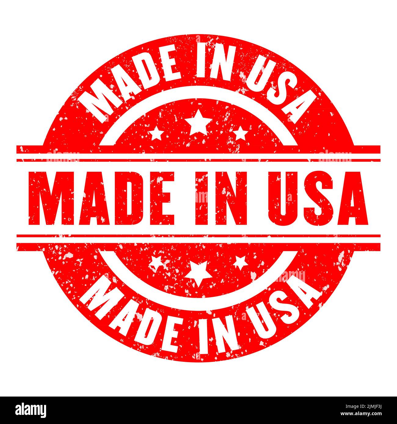 Made in USA stamp red color Stock Vector Image & Art - Alamy