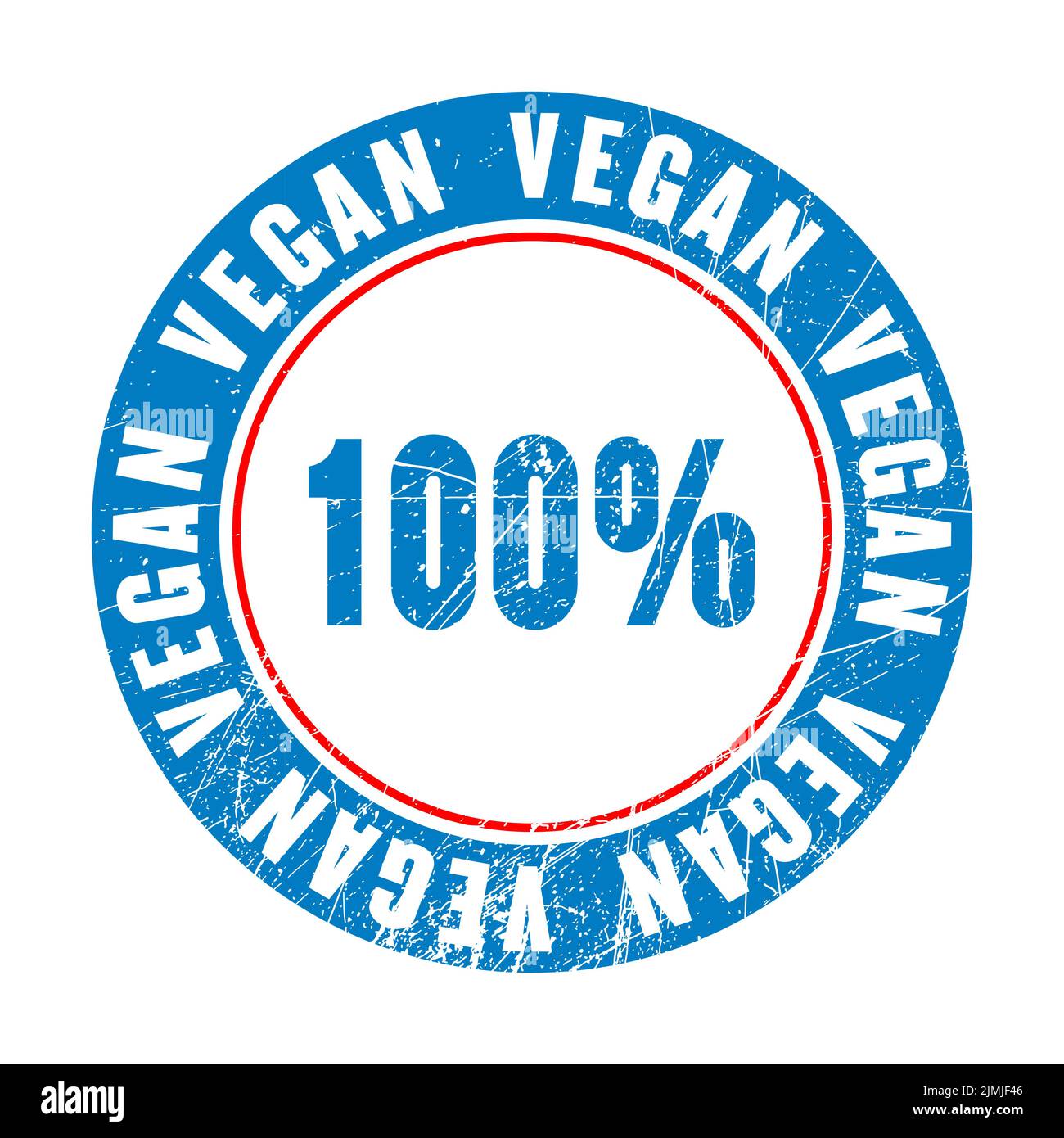 Vegan formula rubber stamp isolated on white background, 100 guarantee ...