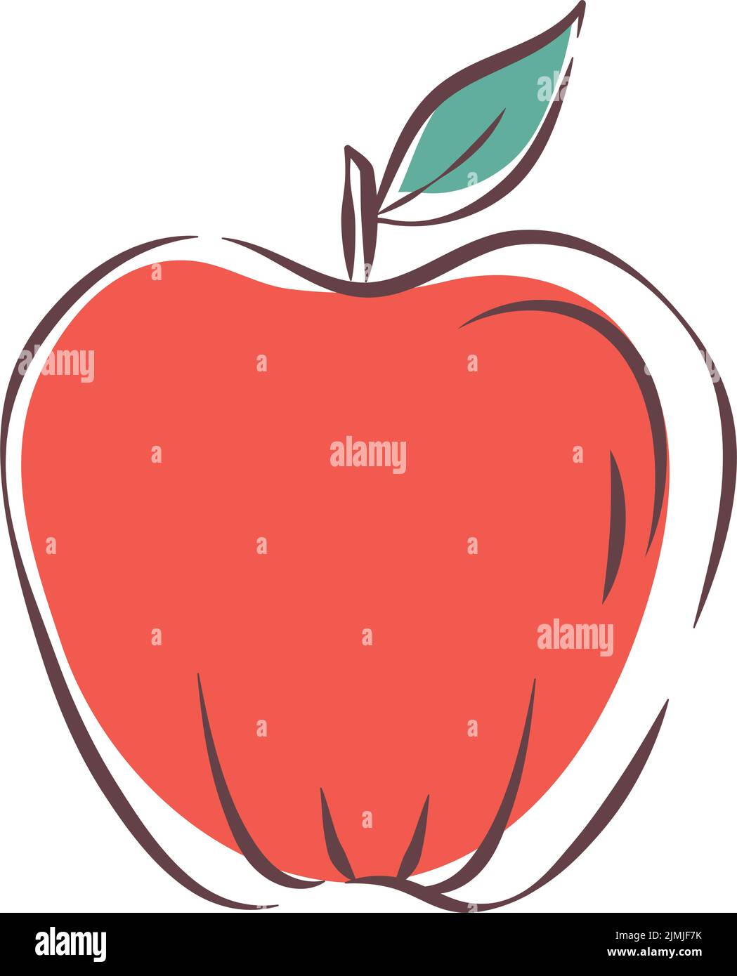red apple design Stock Vector Image & Art - Alamy
