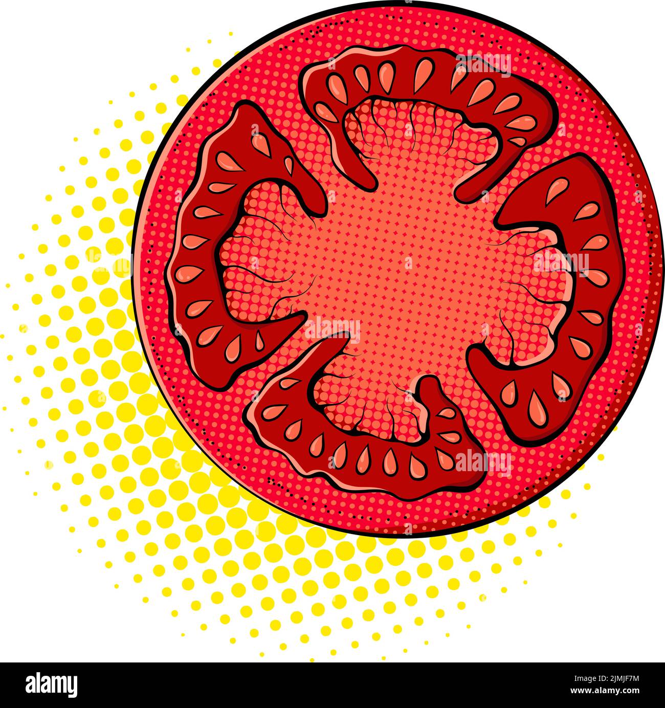 Tomato pop art hi-res stock photography and images - Alamy