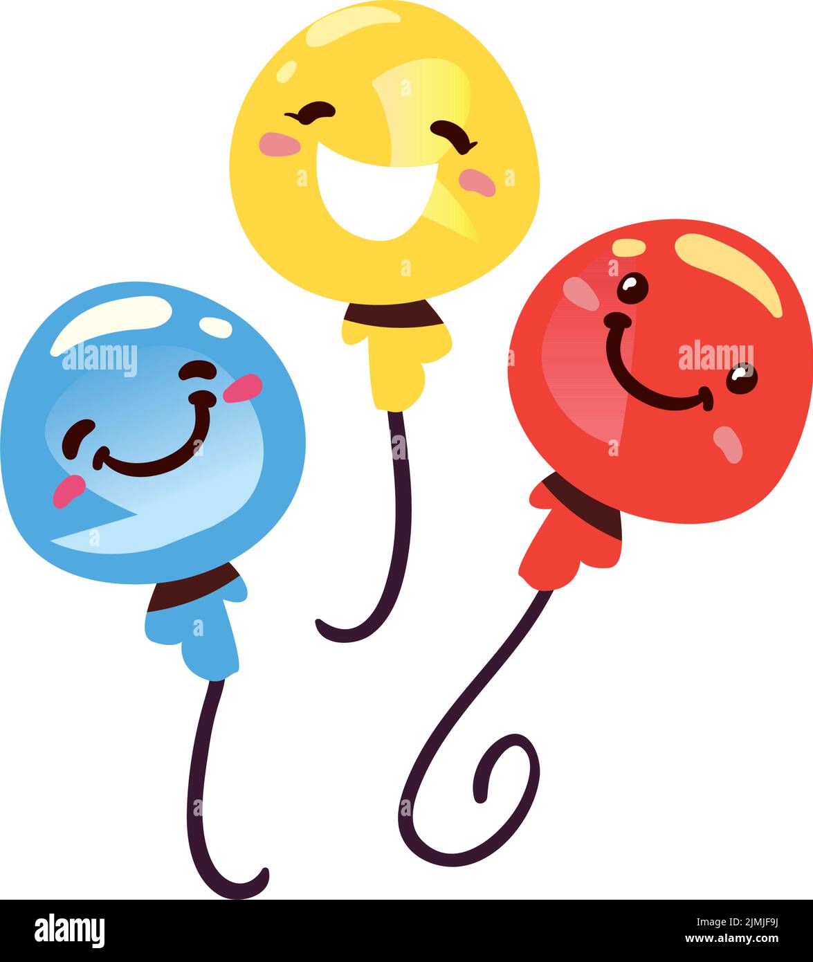 flat smile balloons Stock Vector Image & Art - Alamy