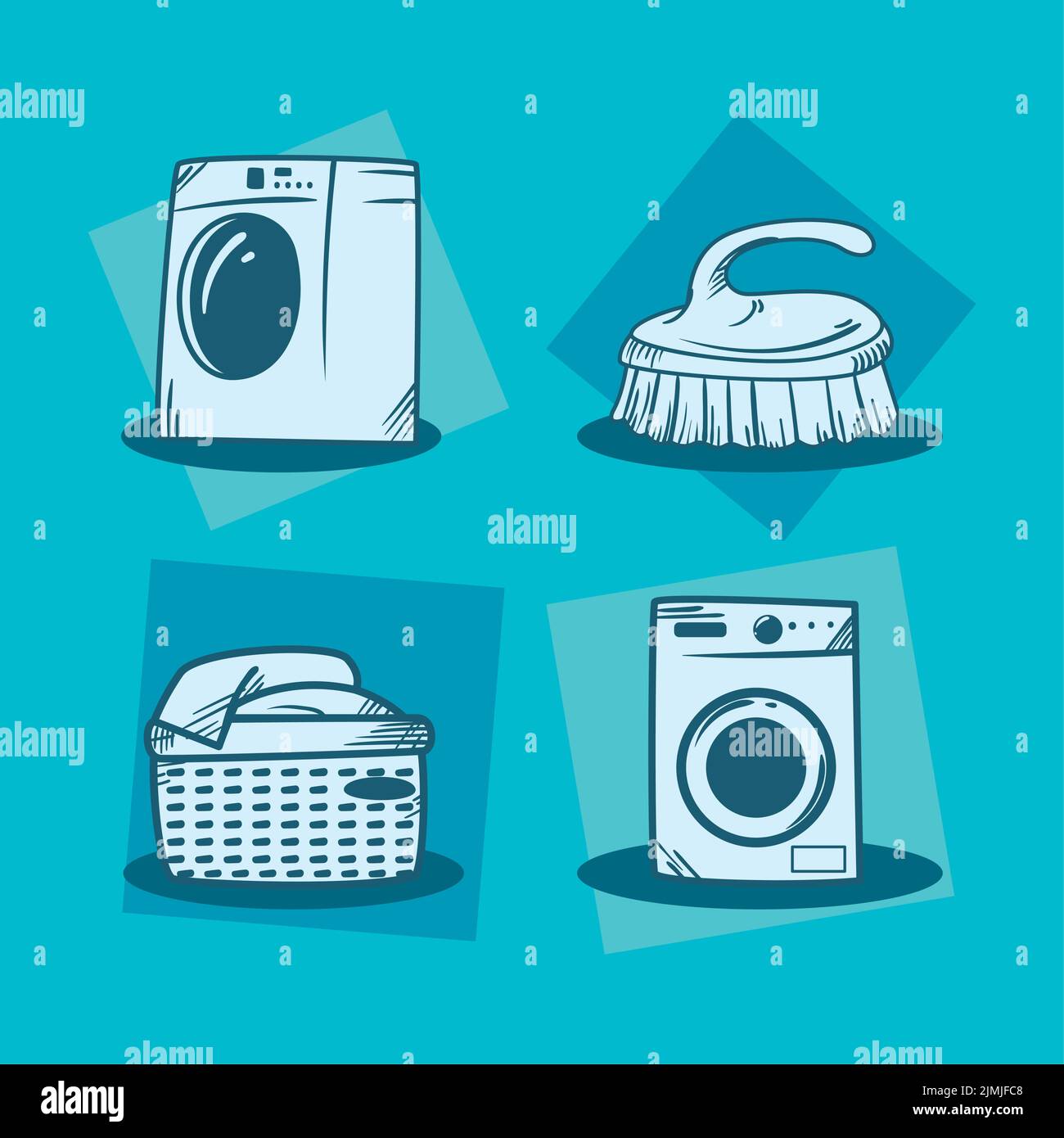 flat laundry items Stock Vector Image & Art - Alamy