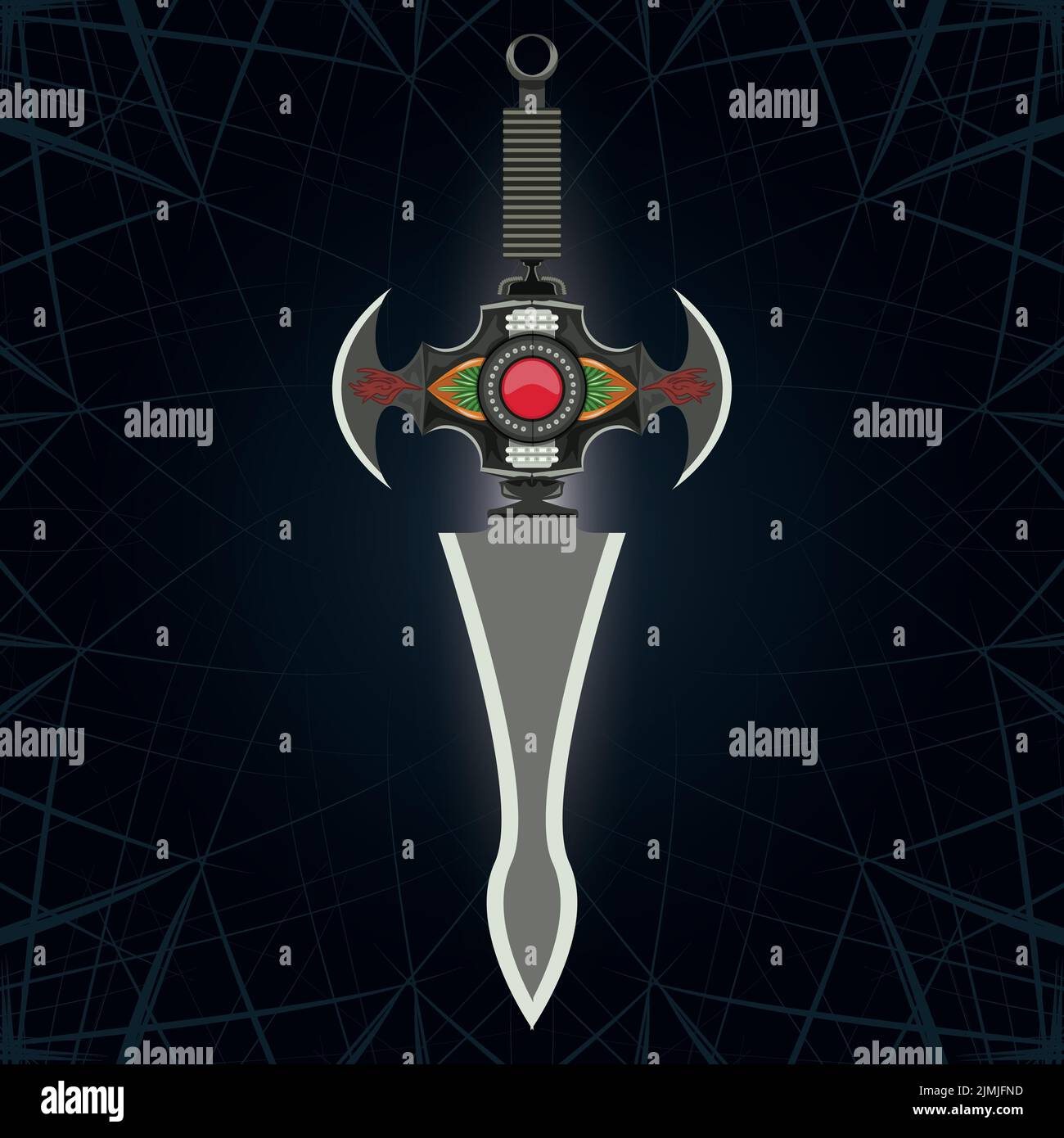 Realistic sword Stock Vector Images - Alamy