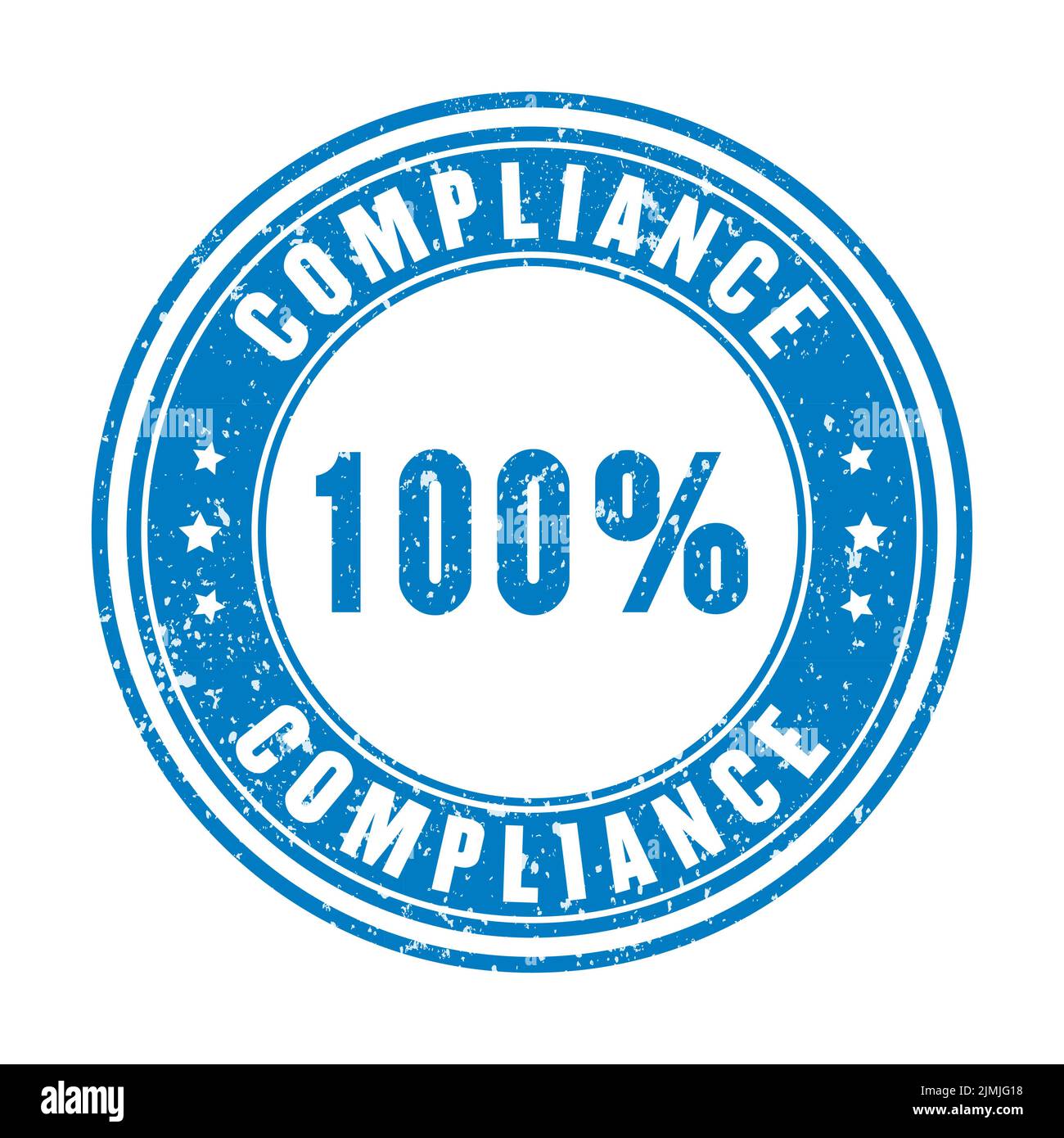 Compliance vector eps round stamp on white background Stock Vector ...