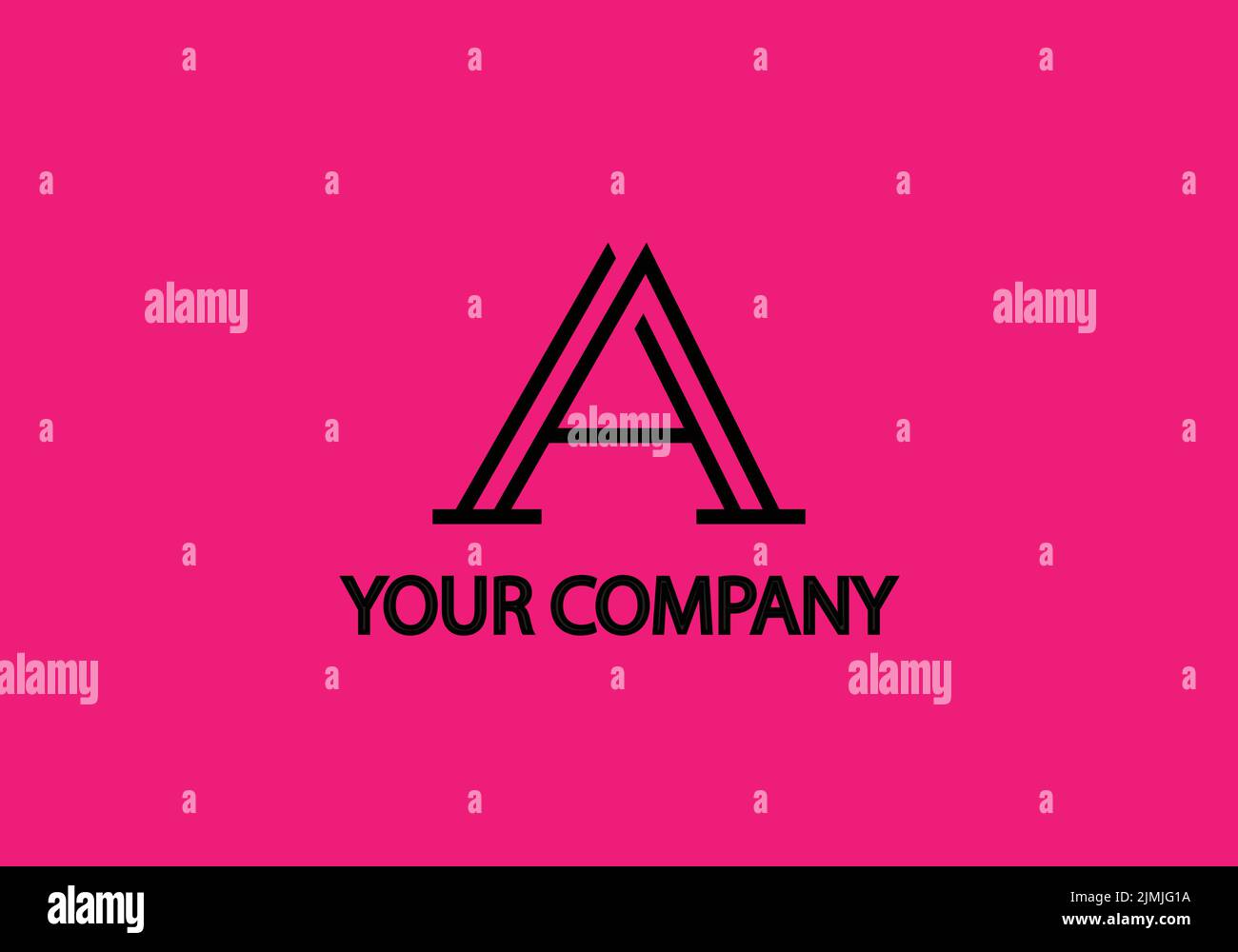 Abstract Alphabets Letters AA or A A Logo Stock Vector Image & Art - Alamy