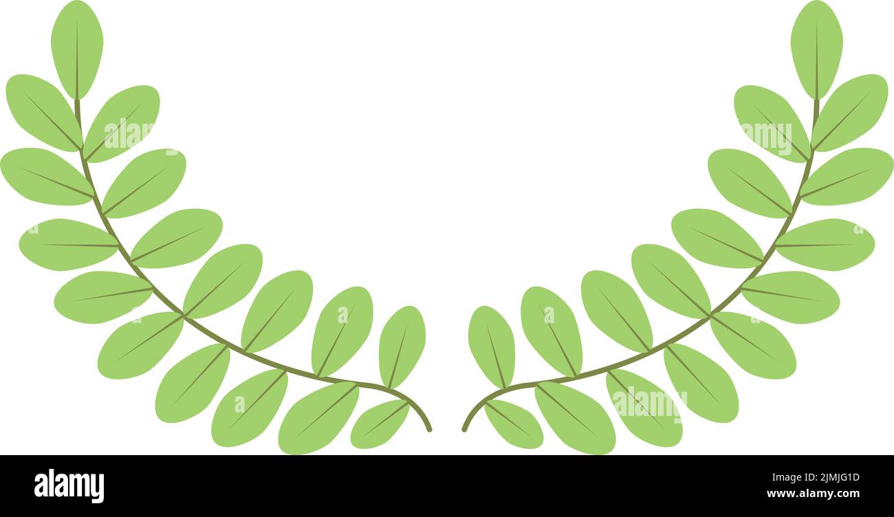 leaves wreath icon Stock Vector Image & Art - Alamy
