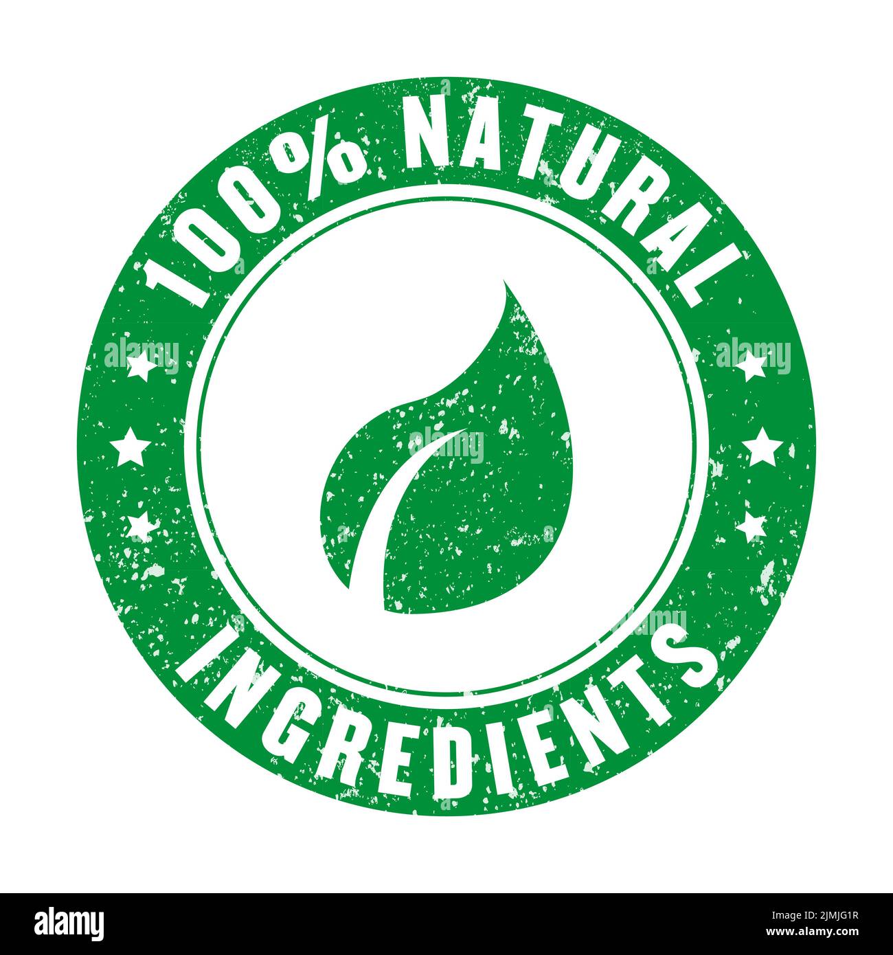 Natural ingredients stamp, green color Stock Vector Image & Art - Alamy