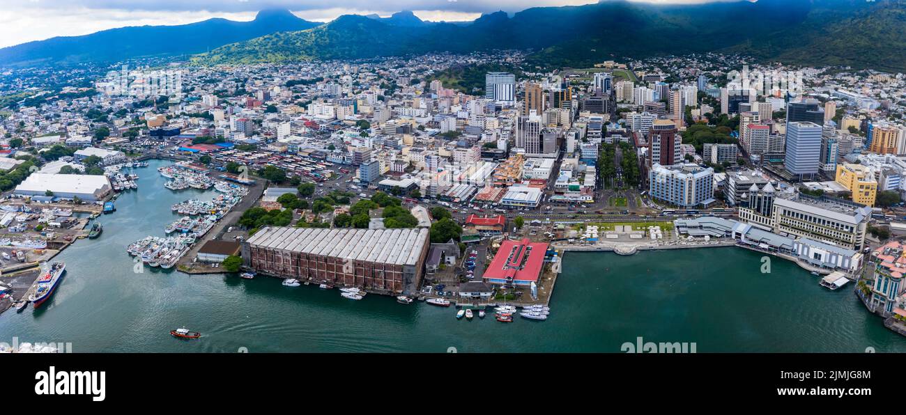 Mauritius port louis business district hi-res stock photography and ...