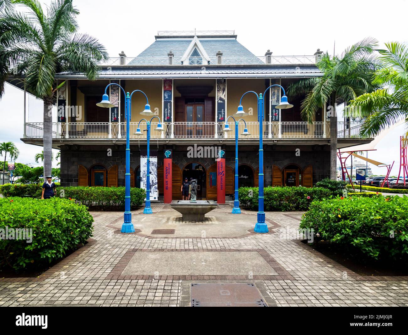 MAURITIUS- PORT LOUIS, 2020, March, 10th, City view of the old town ...