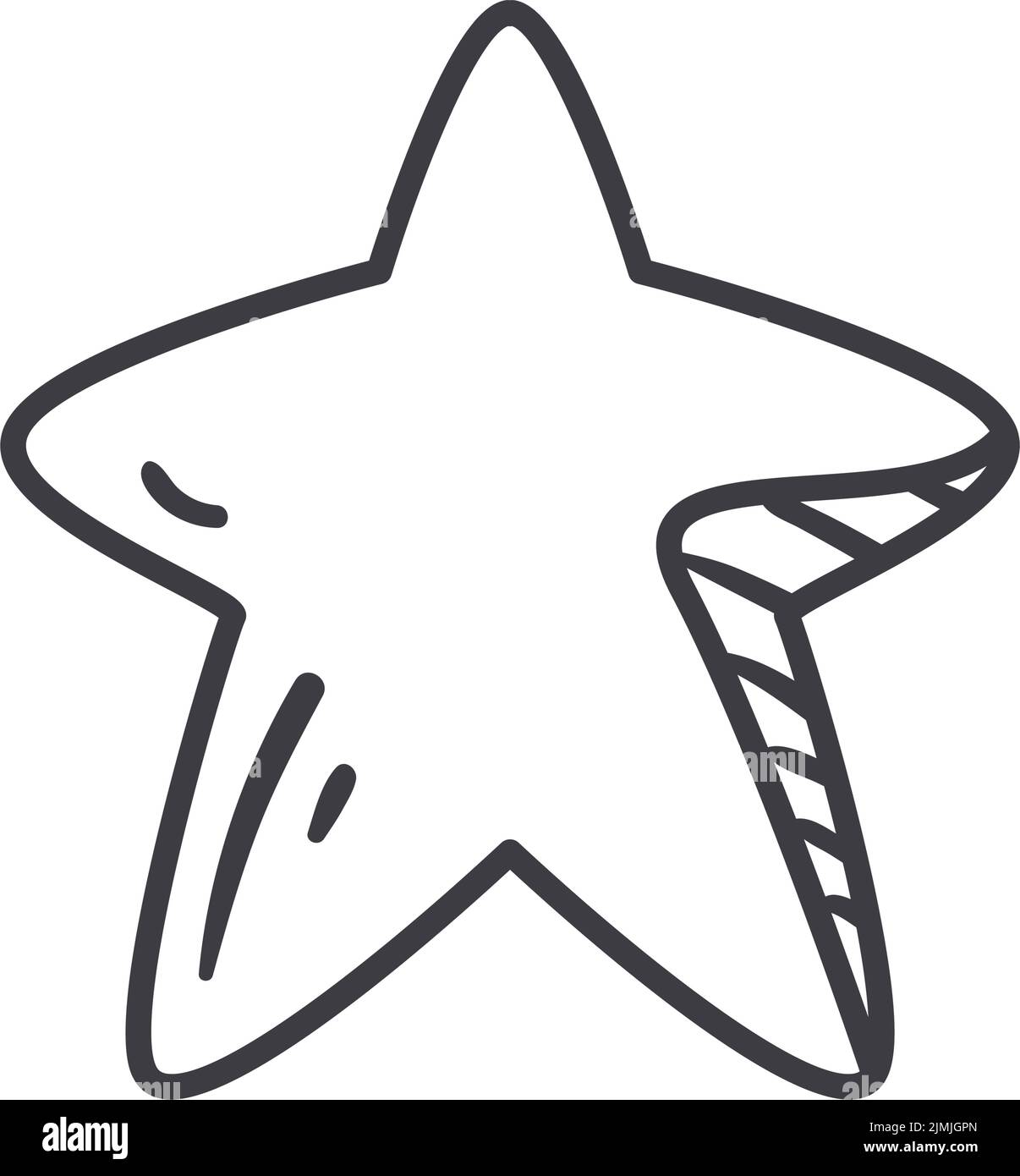 flat star illustration Stock Vector Image & Art - Alamy