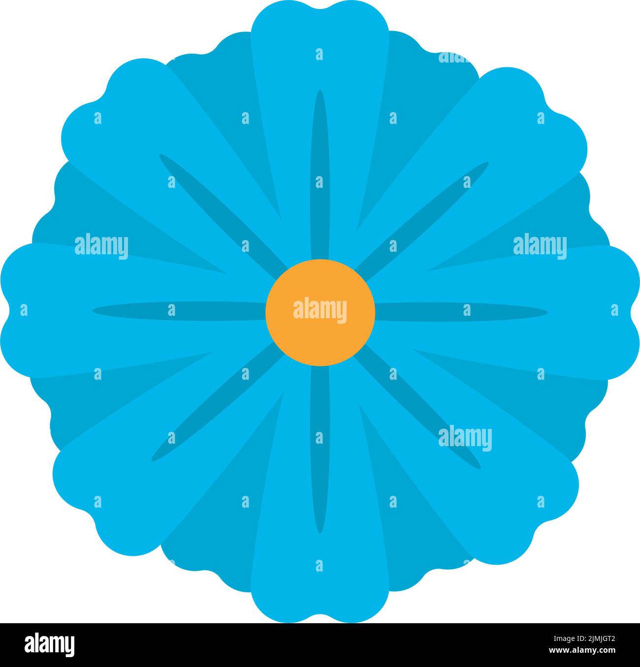 blue flower icon Stock Vector Image & Art - Alamy