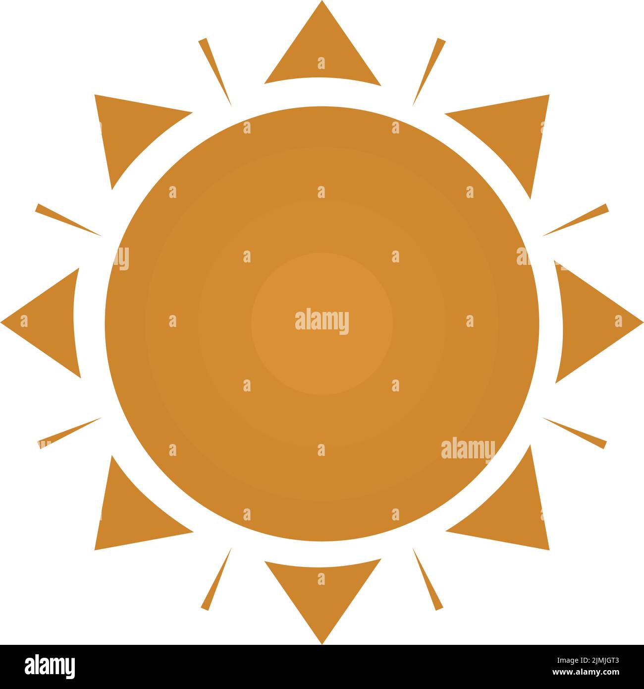 sun shape icon Stock Vector Image & Art - Alamy