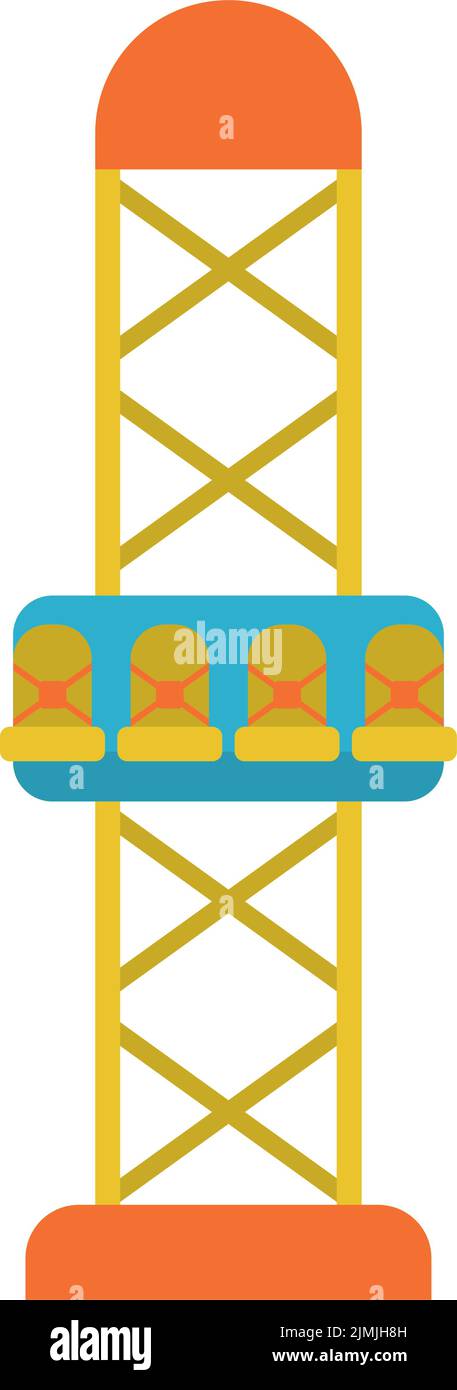 Drop tower ride Stock Vector Images - Alamy