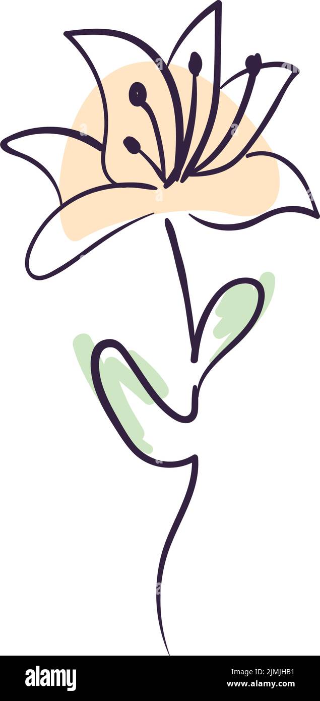 flat orchid design Stock Vector Image & Art - Alamy