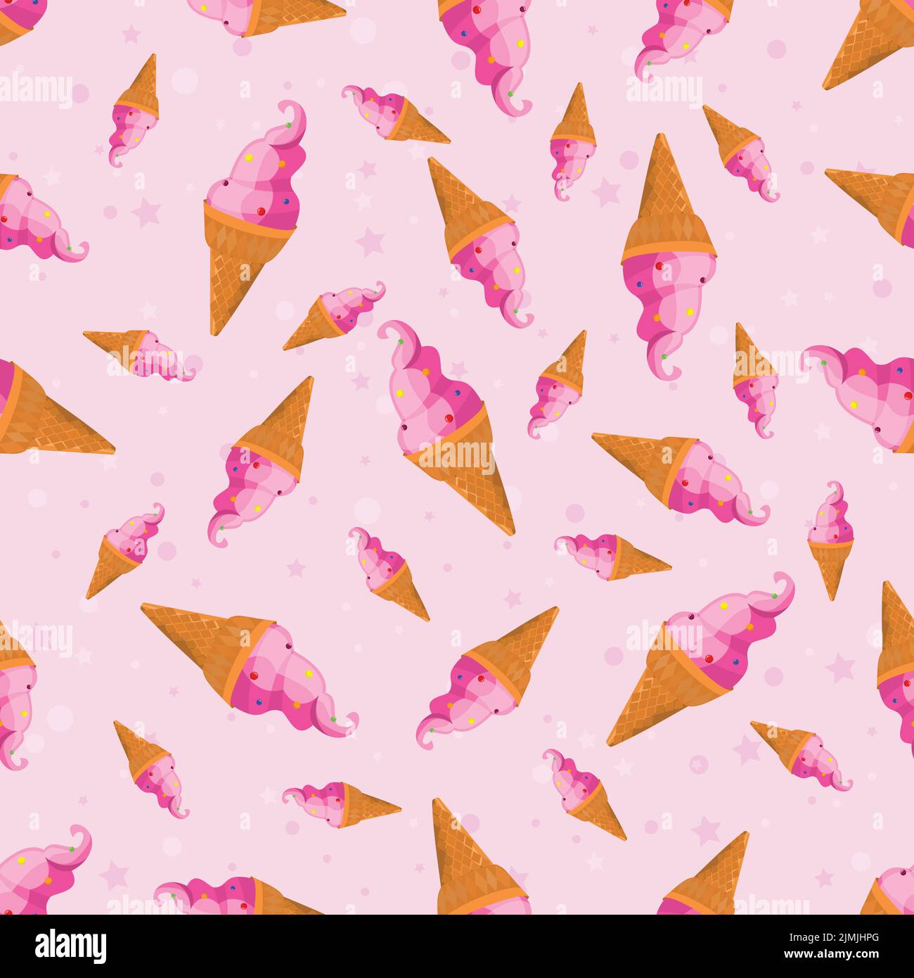 Frozen ice cream with pattern hi-res stock photography and images - Alamy