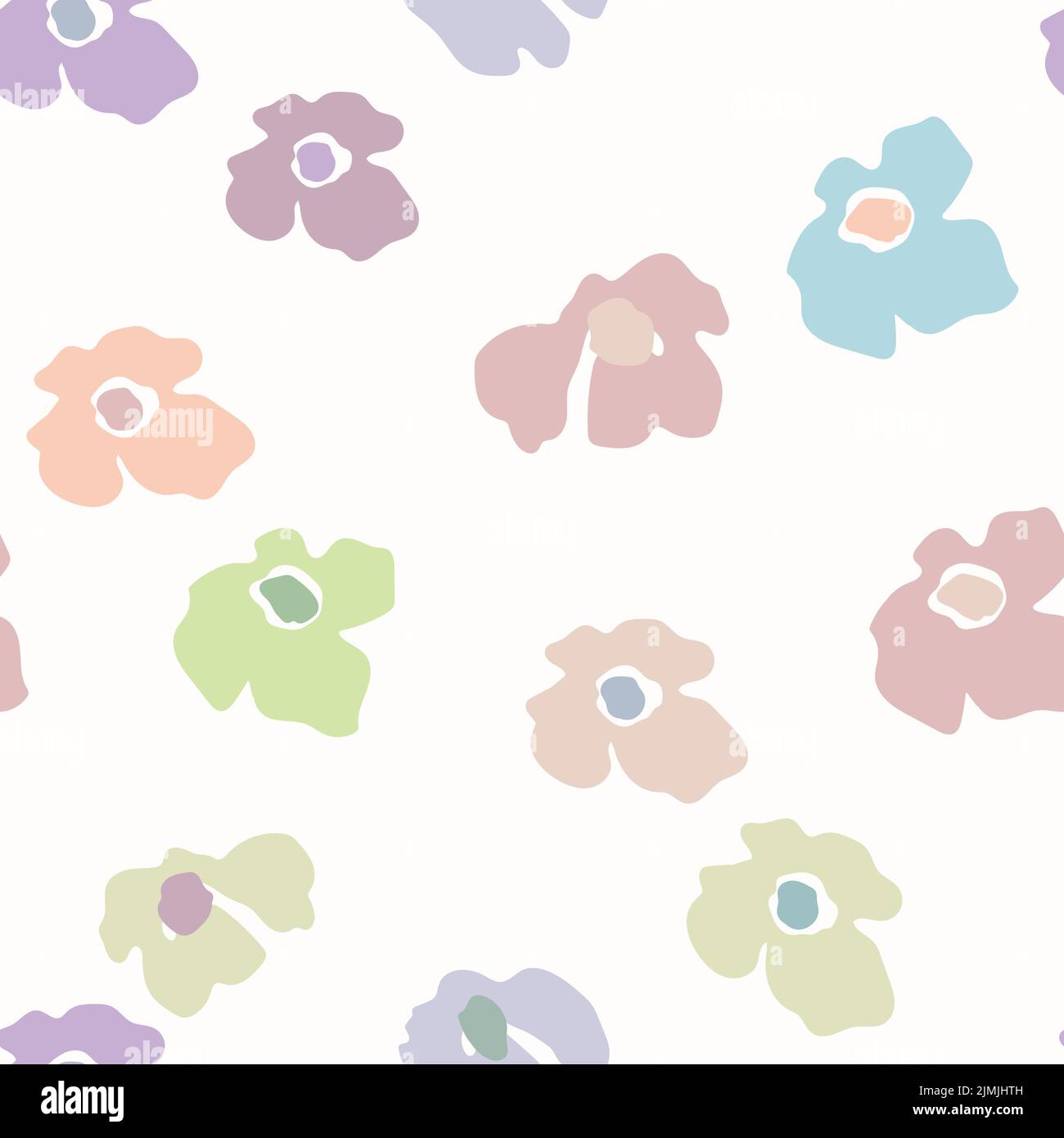 Seamless floral pattern with roses based on traditional folk art ...