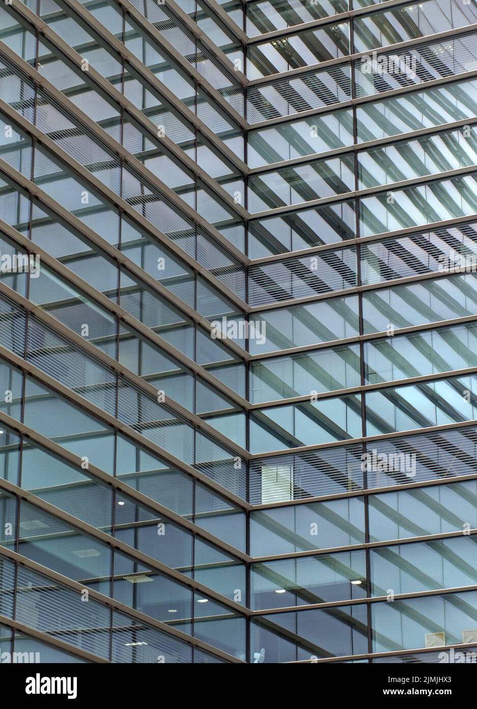 Full frame modern urban office architectural abstract with geometric ...