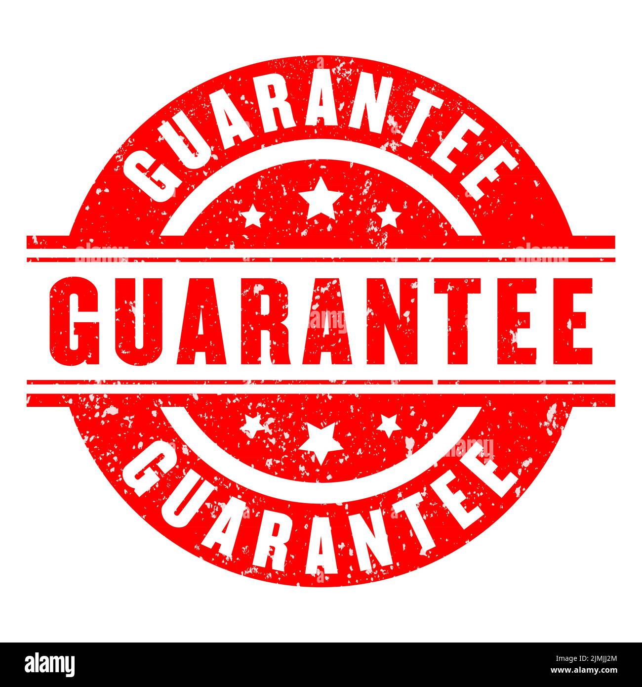 Vector guarantee stamp for business, red color Stock Vector Image & Art ...