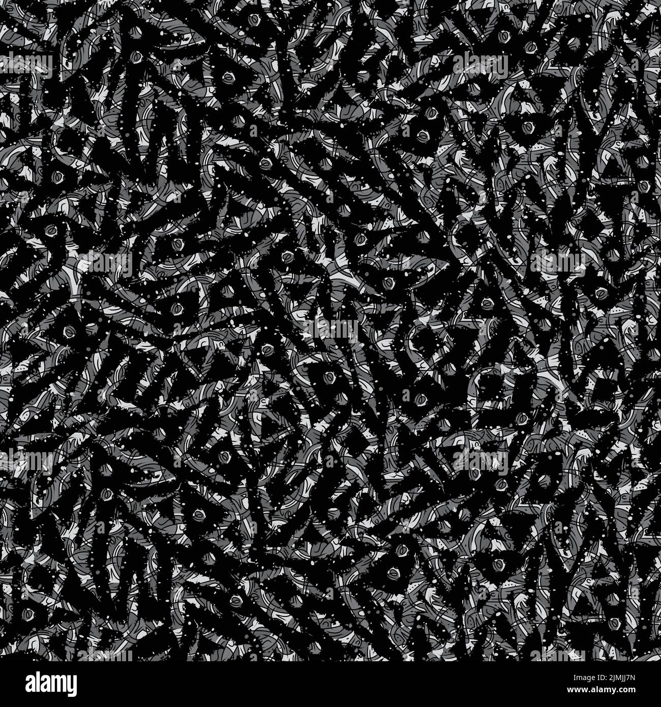 Three grey abstract runes wallpaper Stock Vector Image & Art - Alamy