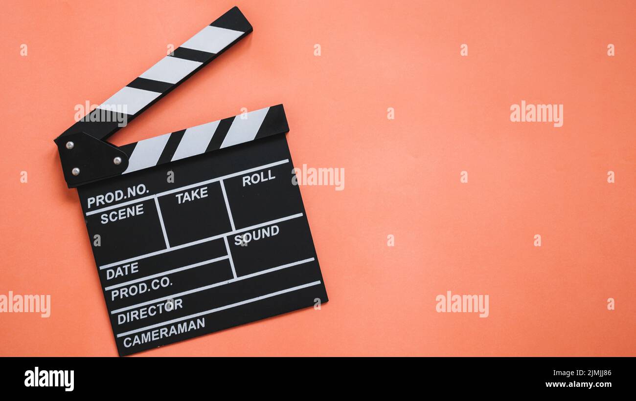 Open clapper hi-res stock photography and images - Alamy