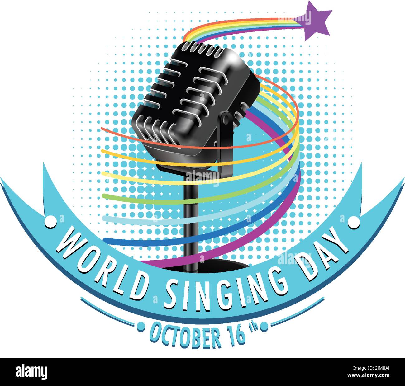 Singer sing day of song Stock Vector Images - Alamy